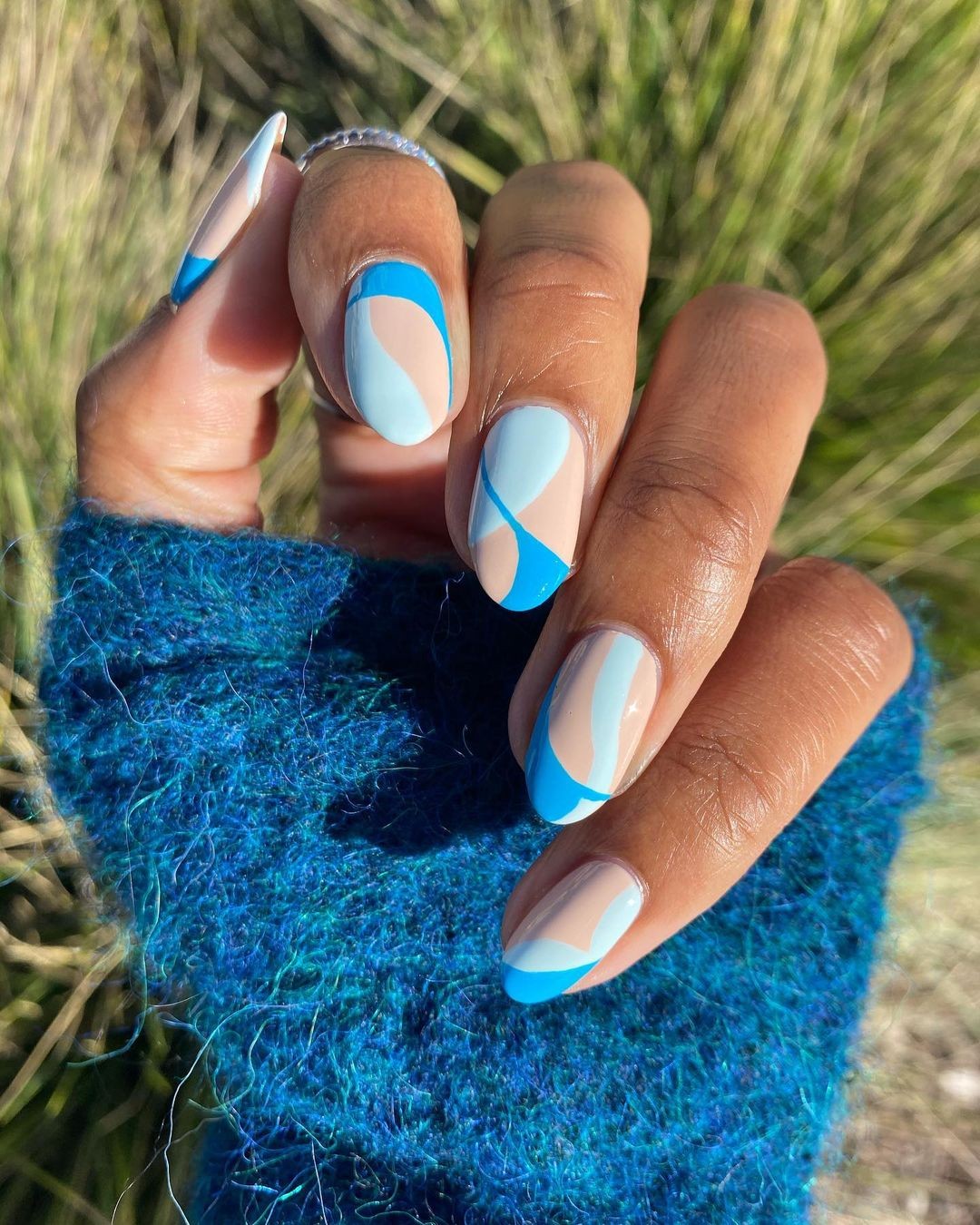 Unha azul: 36 inspirações de esmaltes e nail arts para copiar já