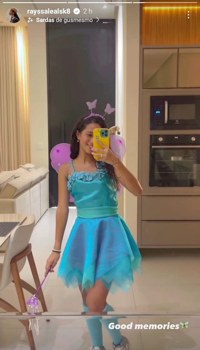 Rayssa Leal encarna fadinha de novo em clique na web