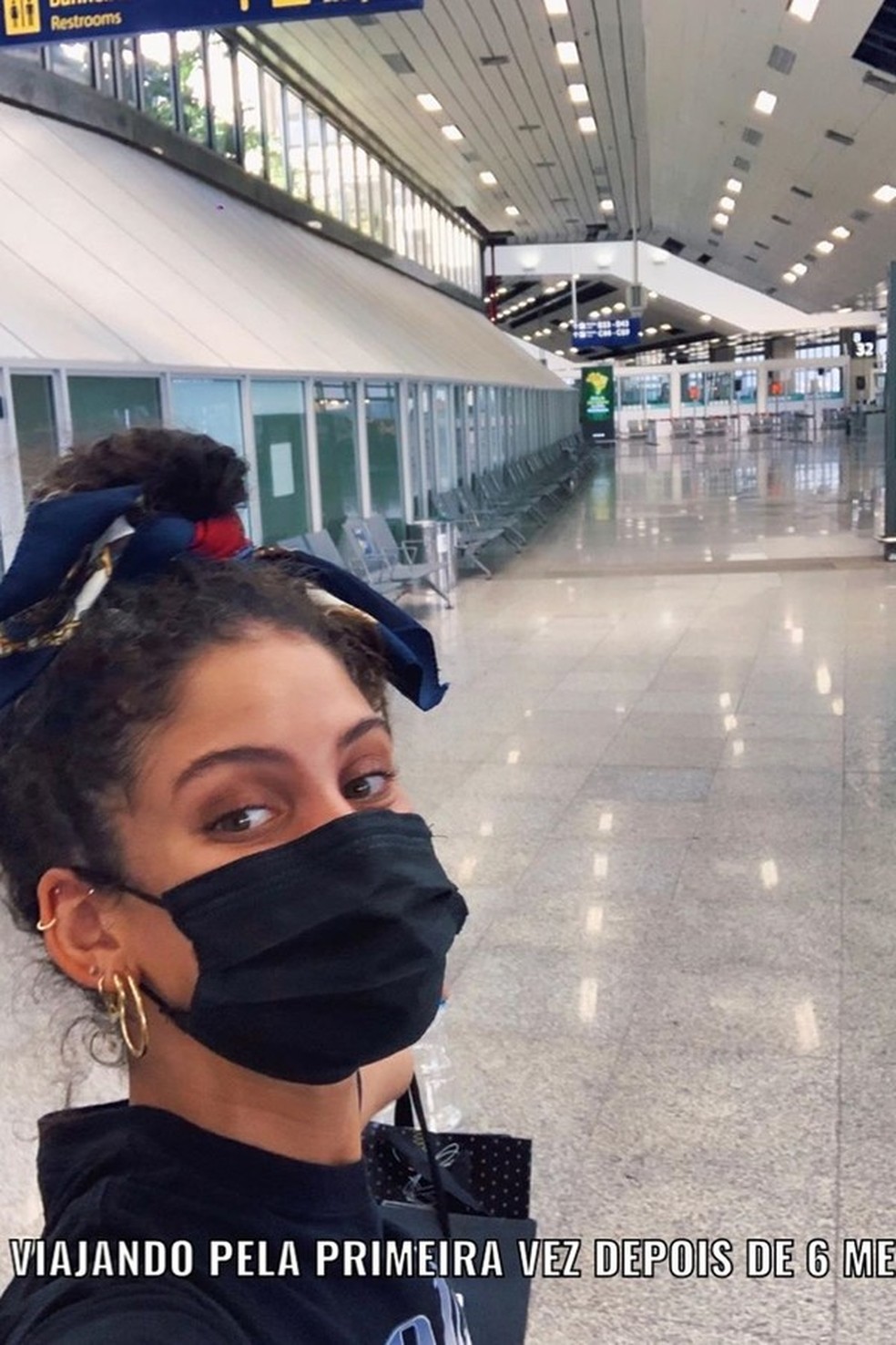 Laura Fernandez mostra tudo da sua primeira viagem após 6 meses