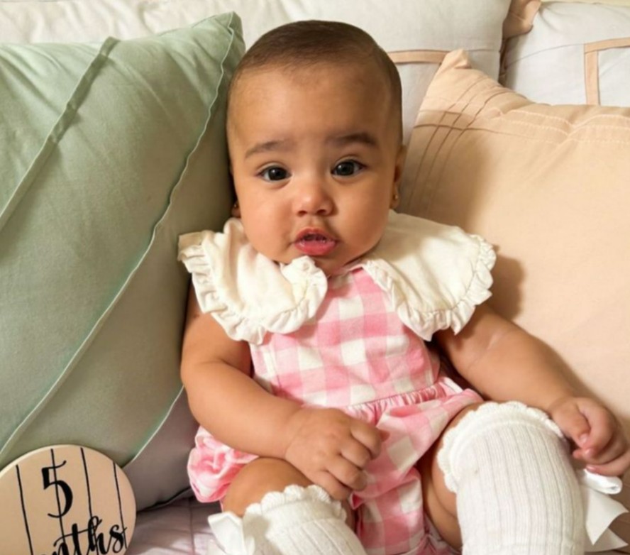 Bruna Biancardi mostra registro encantador dos 5 meses de Mavie