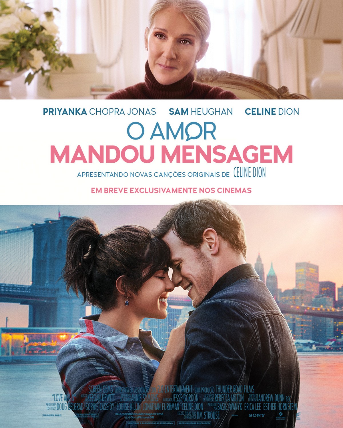 Primeiro filme de Celine Dion nos cinemas ganha pôster e trailer