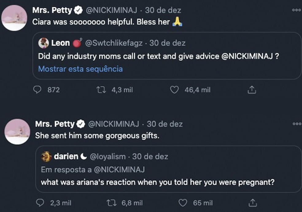 Nicki Minaj Revela Detalhes Da Maternidade Eu Fiquei Em Trabalho De Parto A Noite Inteira”