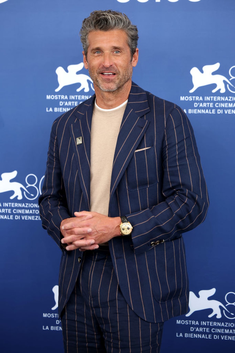 Patrick Dempsey e Adam Driver concentram flashes na chegada ao Festival ...