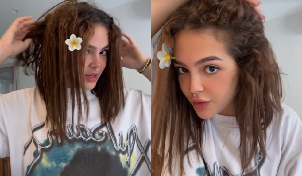 Em transição capilar, Mel Maia mostra os cabelos secos: 'Show de horrores'