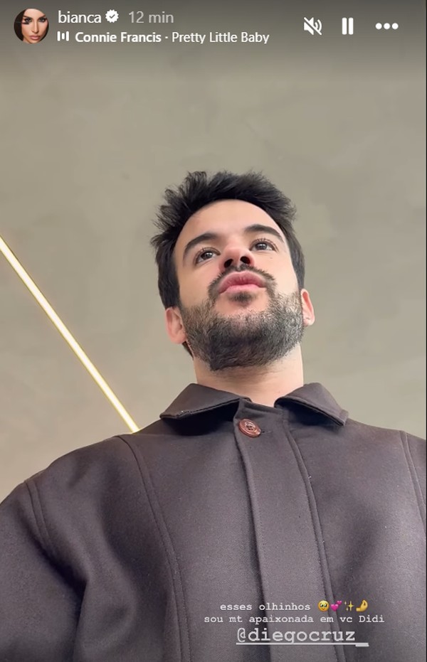 Bianca Andrade se derrete pelo namorado Diego Cruz 'Sou muito apaixonada'