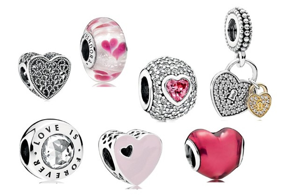 Pingentes: top 7 charms da Pandora pro Dia dos Namorados