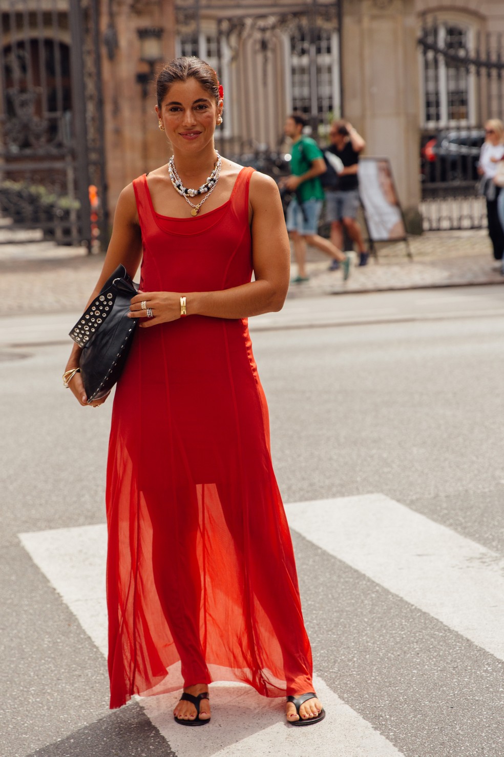 Copenhagen Fashion Week: chinelo de dedo bomba na semana de moda