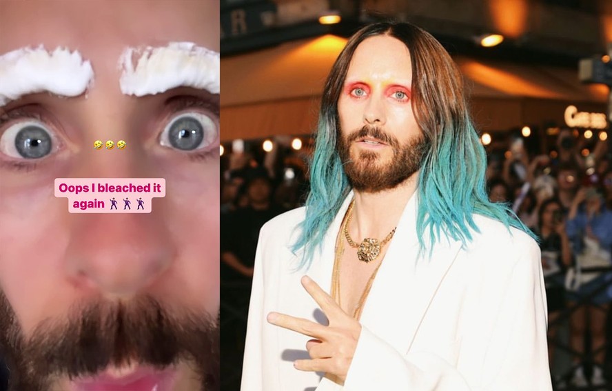 Jared Leto mostra antes, durante e depois de transformação de visual ...