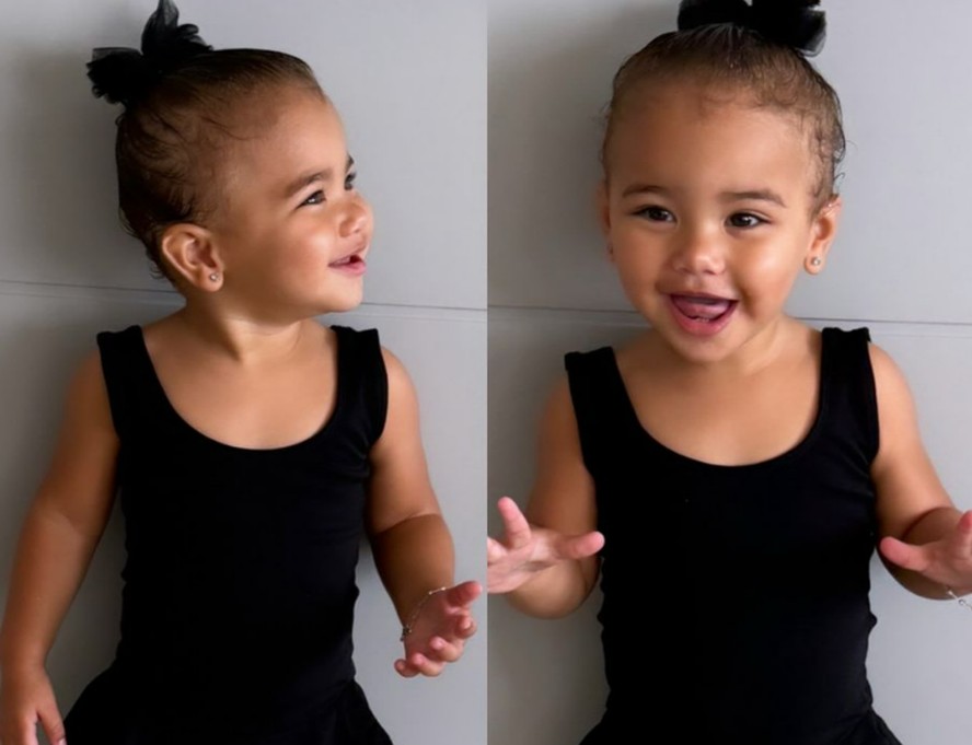 Bruna Biancardi encanta ao mostrar Mavie vestida de bailarina