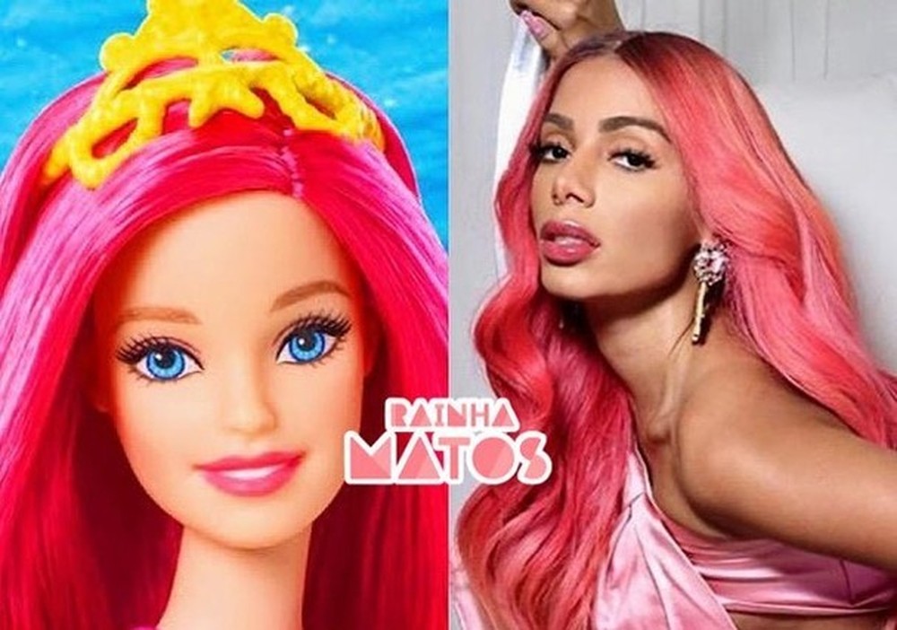 Anitta ou Barbie? Fã compara diferentes looks da cantora e internet pira