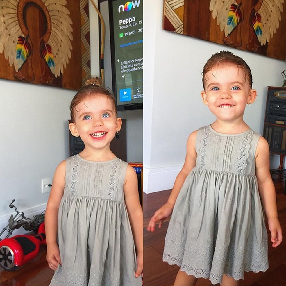 Henri Castelli posta foto apaixonante da filha no Instagram