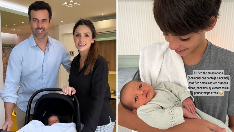 Carol Celico se emociona ao relatar primeiros dias com o filho recém ...