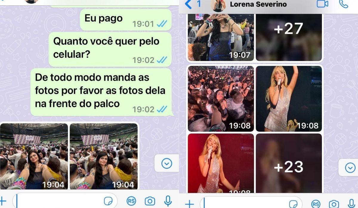 Jovem é assaltada, pede fotos do show de Taylor Swift e ladrão envia: 'Como explicar São Paulo?'