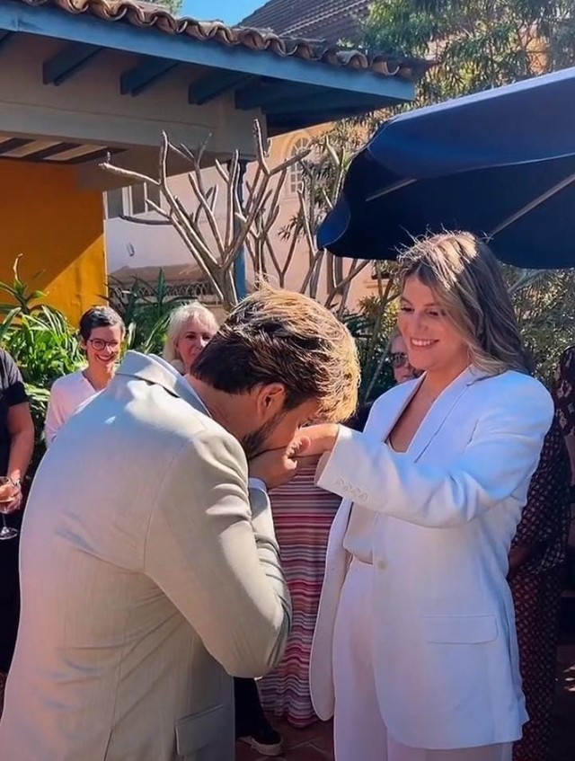Paulo Vilhena se casa com Maria Luiza Silveira: 'Amor da minha vida'