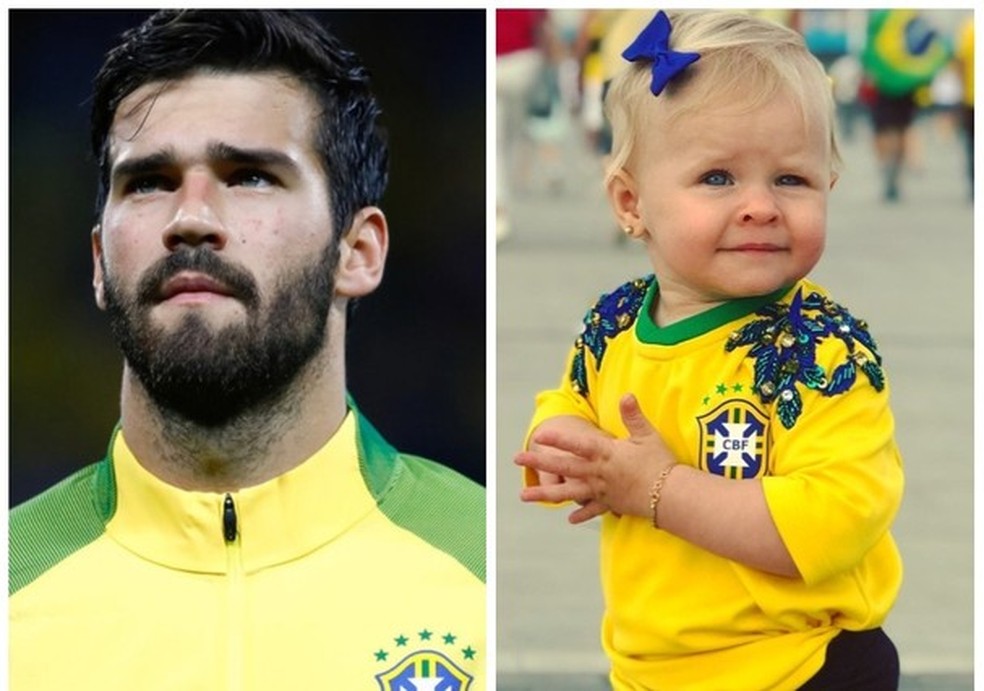 Filha do goleiro Alisson faz sucesso nas redes e seguidores se ...