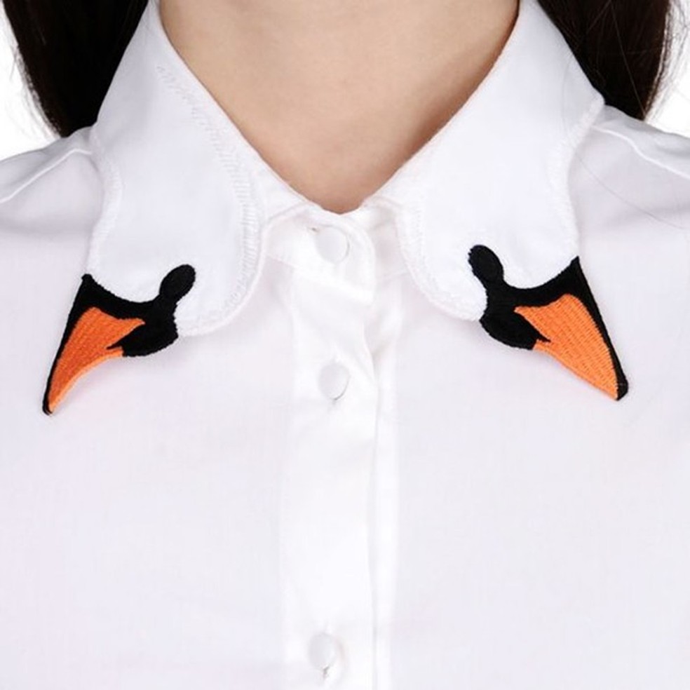 Moda: Colarinhos decorados e divertidos ganham vez no closet das ...