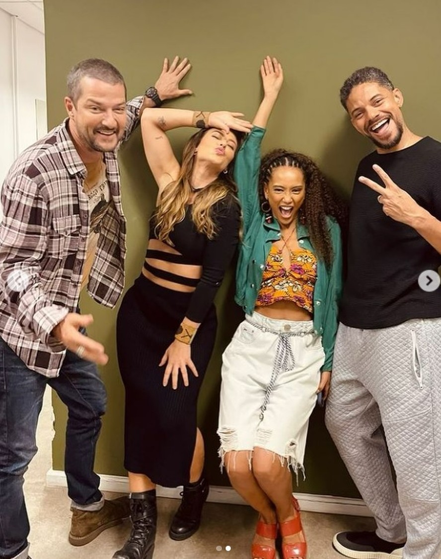 Taís Araújo mostra elenco de Cara e Coragem