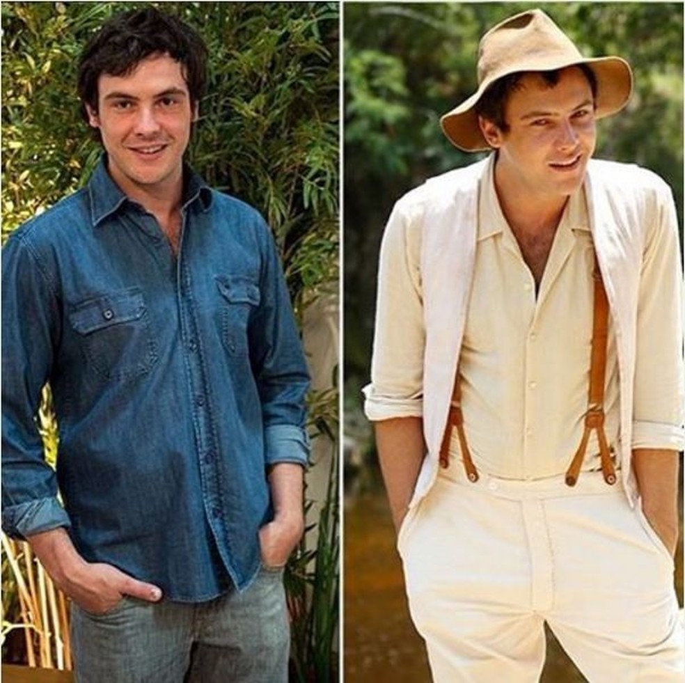 Sérgio Guizé pede que seguidores elejam seu melhor look de novela