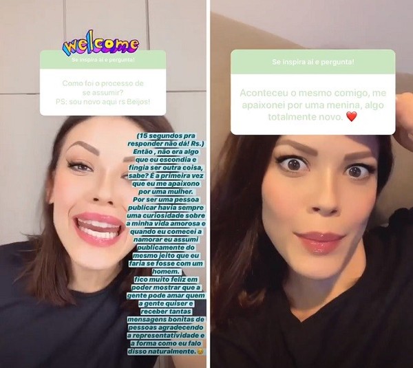 Vitória Strada responde fãs e fala sobre 'processo de assumir' namoro ...