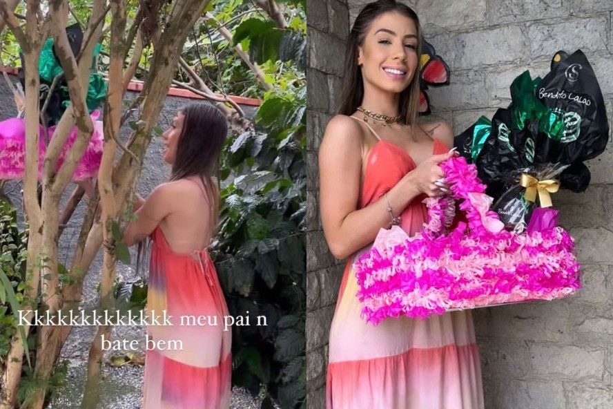 Maria Lina ganha cesta de Páscoa dos pais: 'Aqui eu lembro quem eu sou'