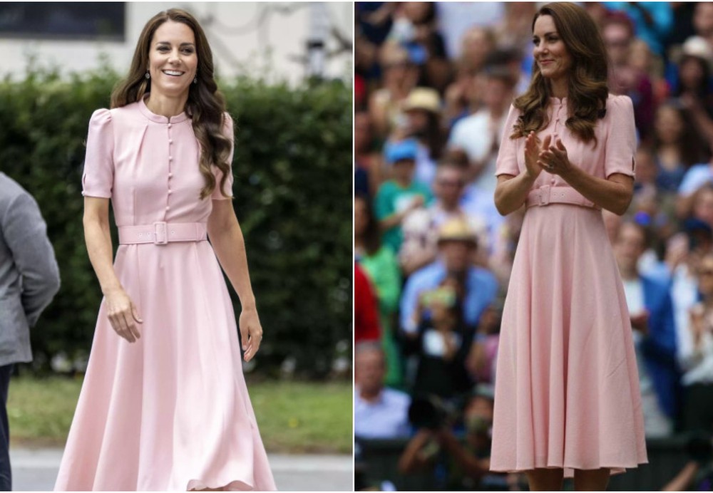 Kate Middleton aposta em novo look Barbiecore para reabertura do Young ...