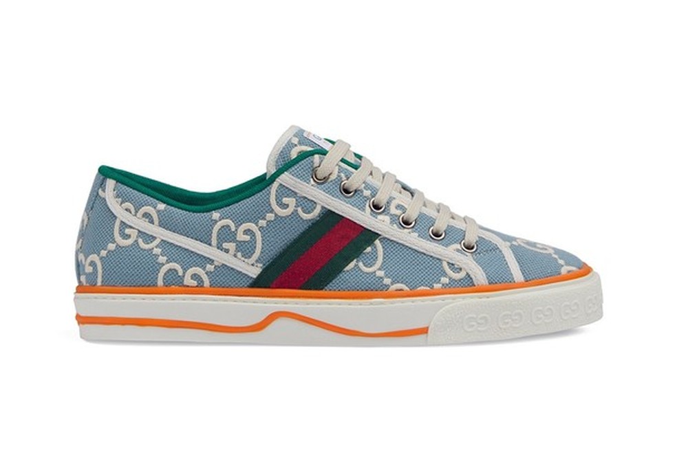 A nova versão do icônico tênis 1977 da Gucci acaba de chegar ao Brasil