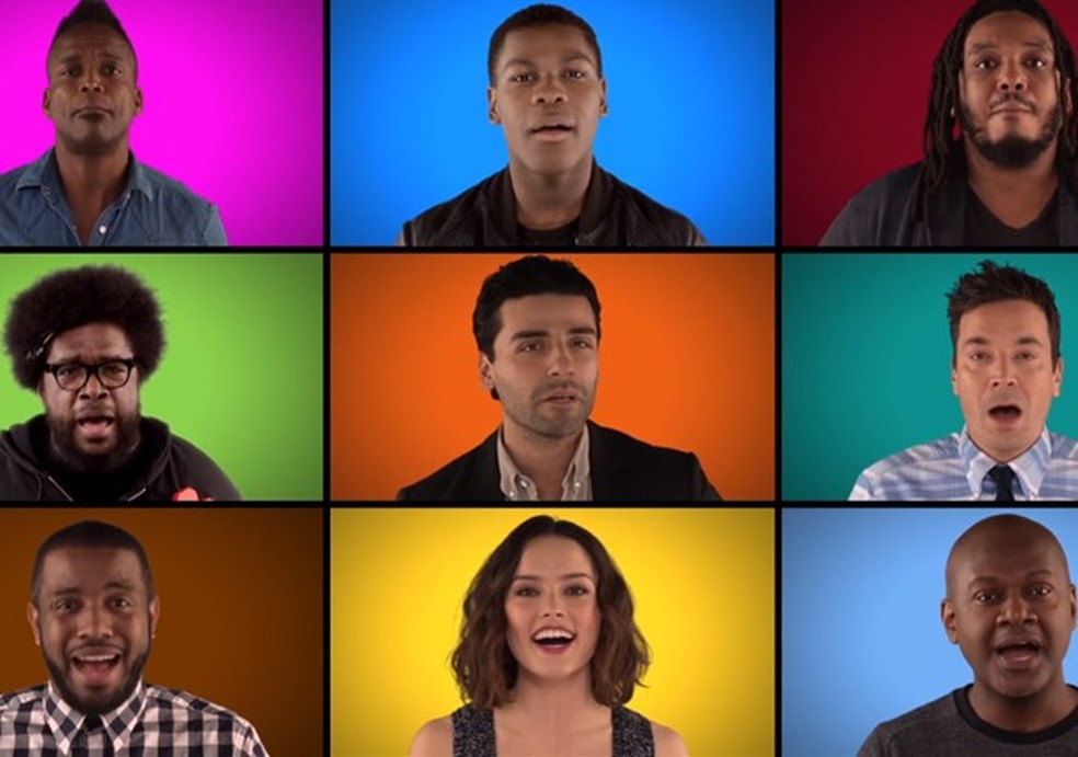 Elenco de 'Star Wars' canta temas da saga no programa do Jimmy Fallon