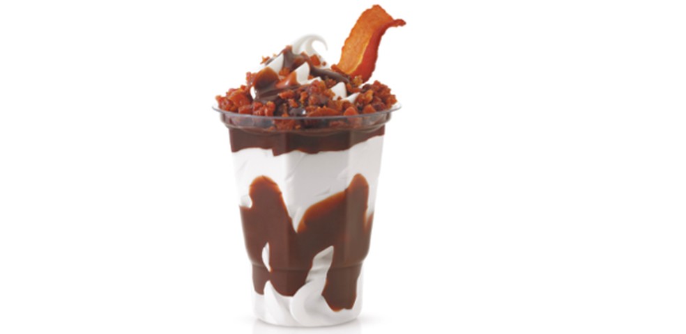 Burger King lança sundae com pedaços de bacon