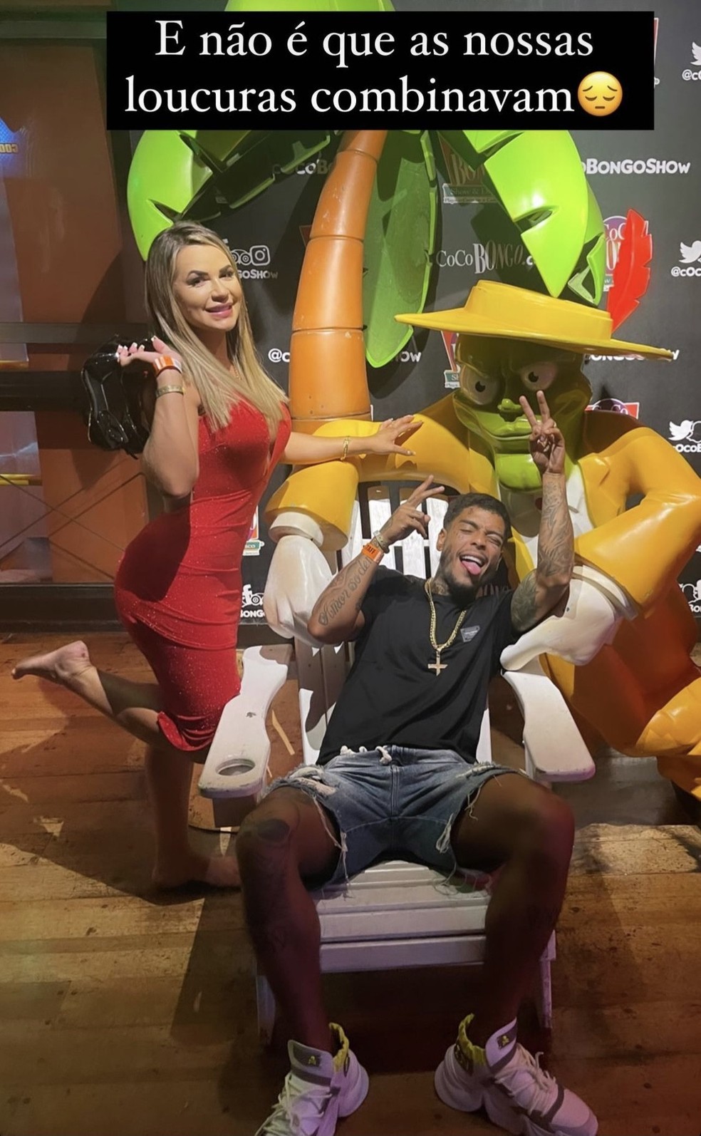 Deolane Bezerra relembra fotos com Mc Kevin e desabafa: 'Vou carregar ...