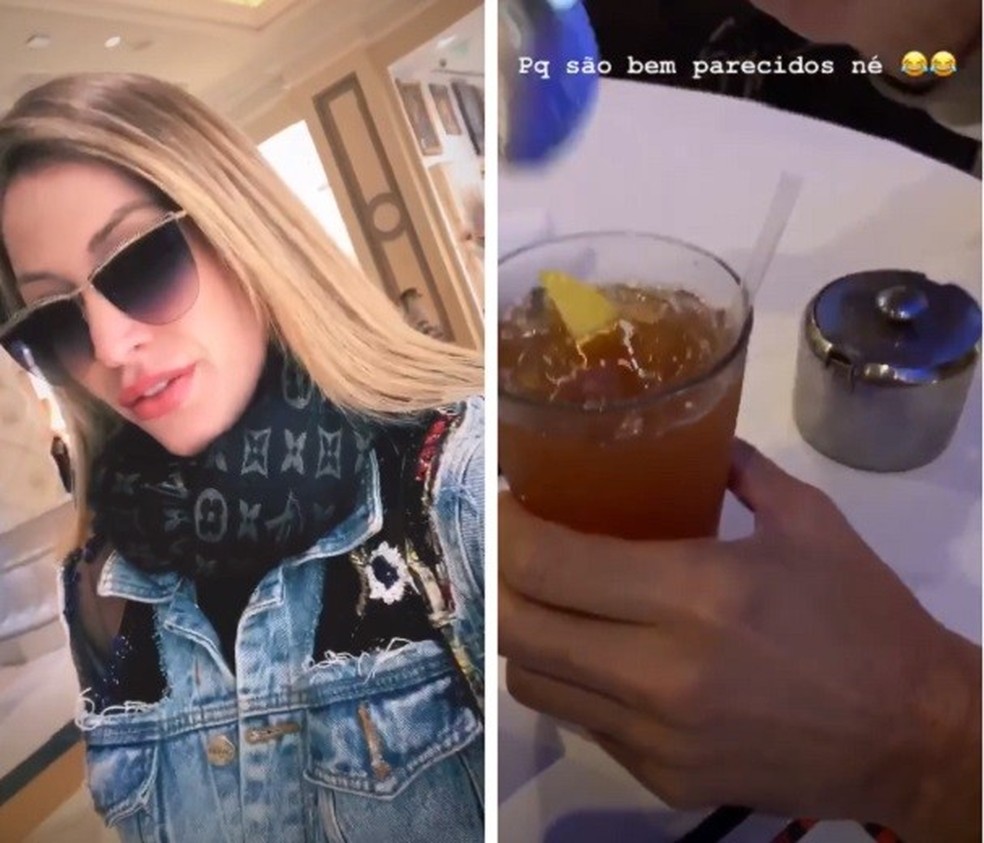Jéssica Rodrigues zoa Latino e grava vídeo: 'Colocou queijo no chá'