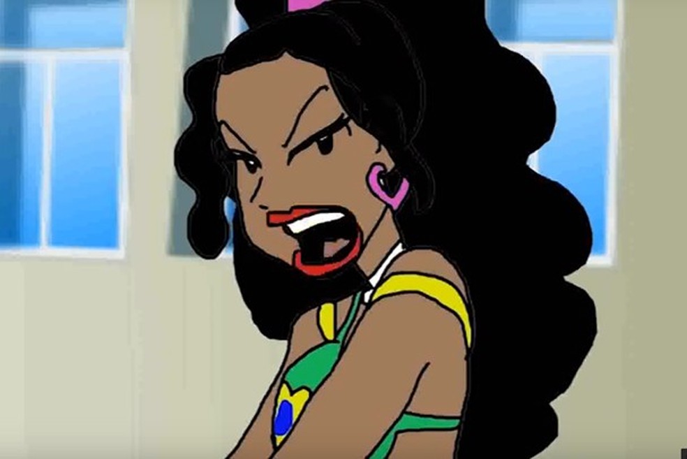 Inês Brasil se transforma em desenho animado em projeto criado por fãs