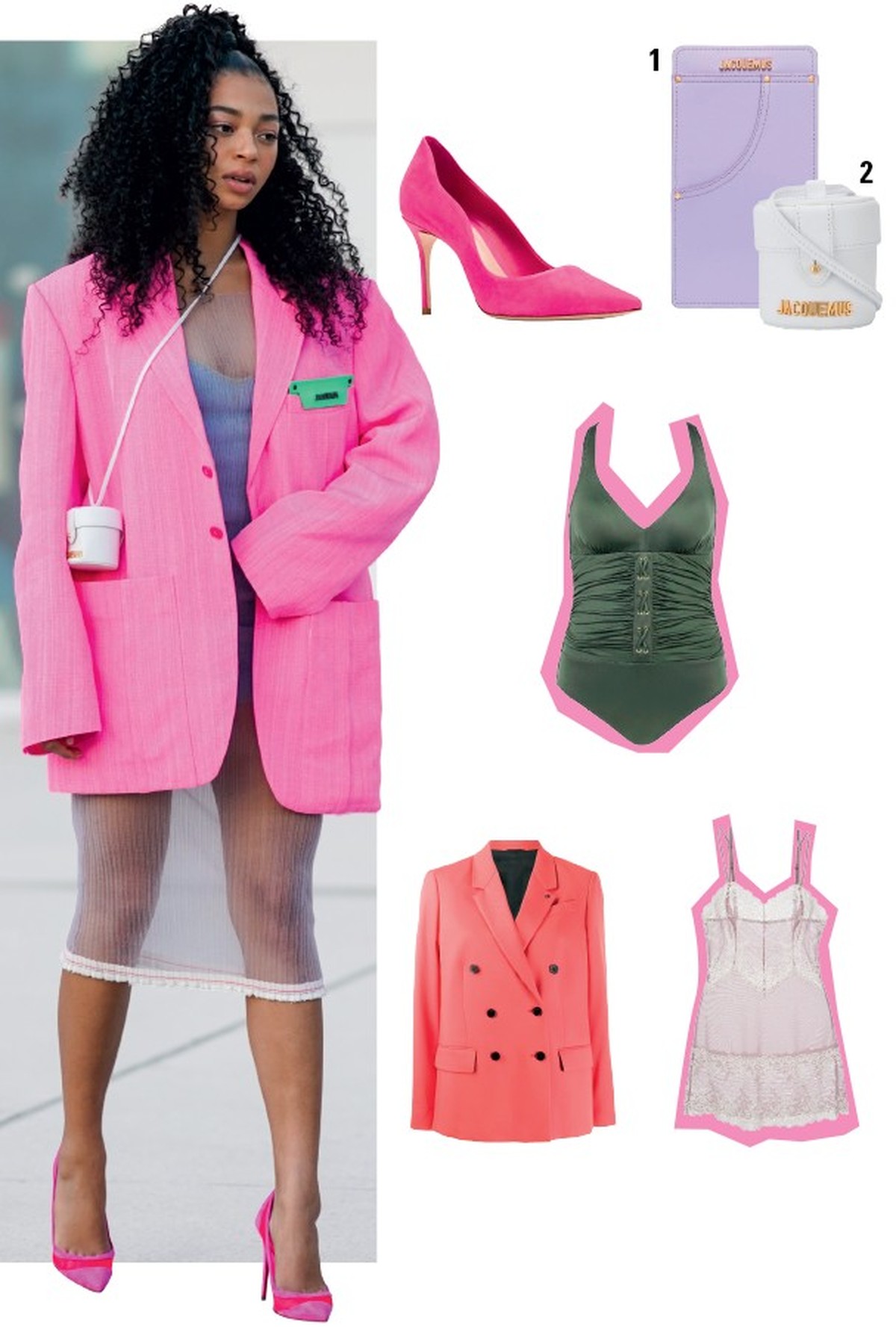 Blazer e body: aposte na combinação para um look ultracool. É sério!