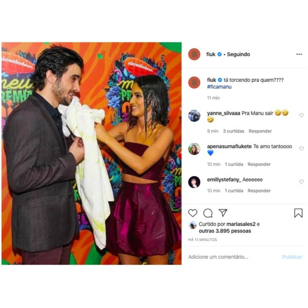 Manu Gavassi recebe apoio dos três ex-namorados