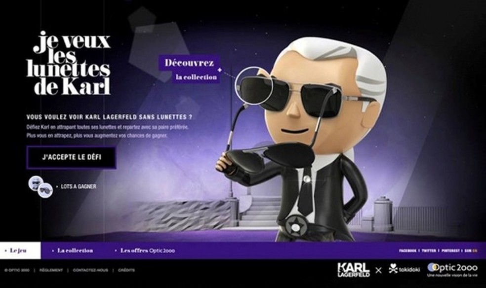 A última de Karl Lagerfeld? Ele virou personagem de videogame