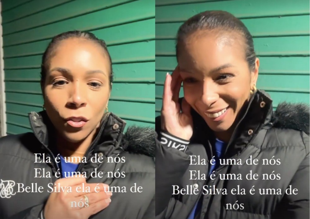Belle Silva, mulher de Thiago Silva, ganha homenagem dos torcedores do ...