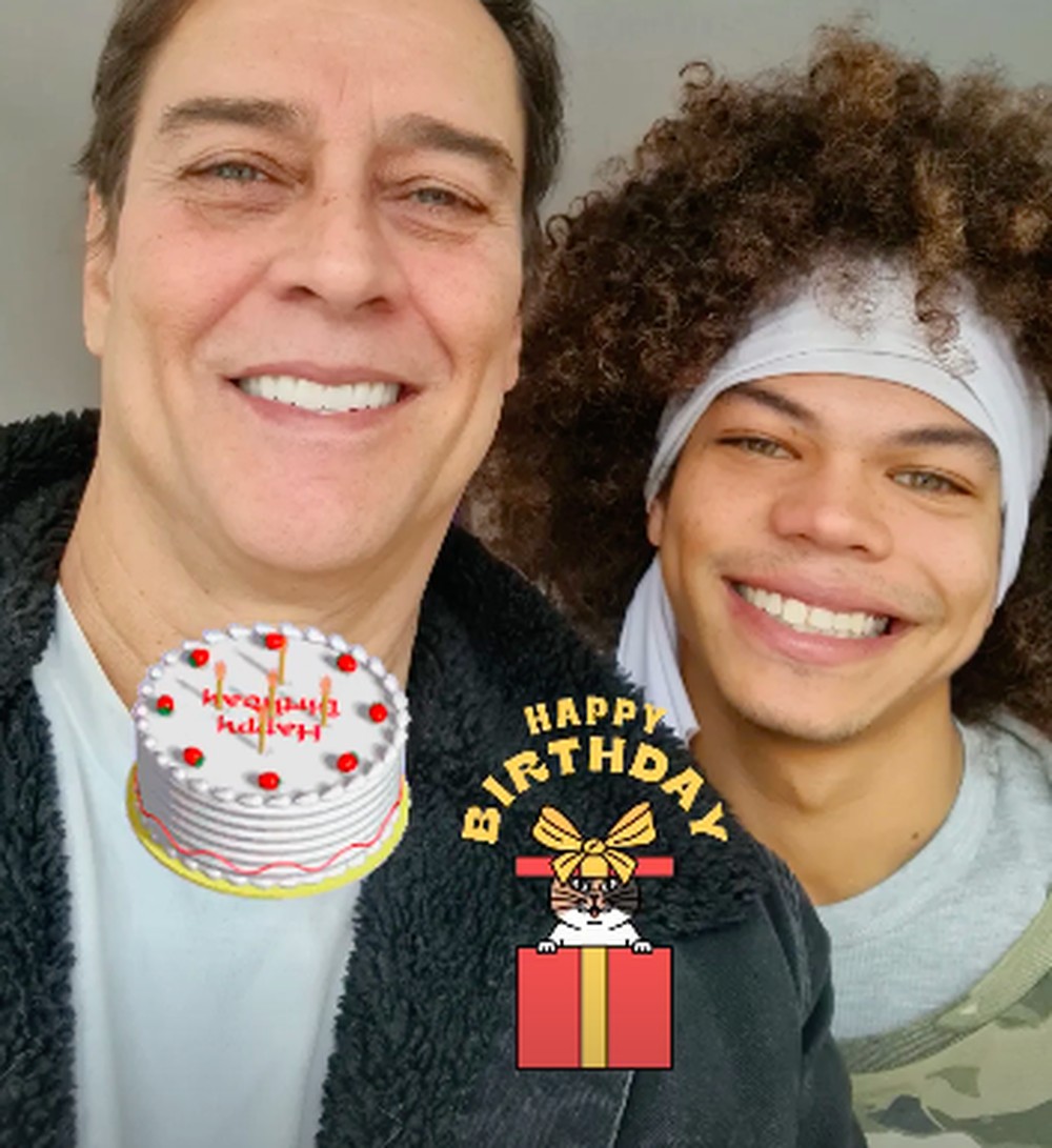 Marcello Antony posta foto rara com o filho Francisco para celebrar ...