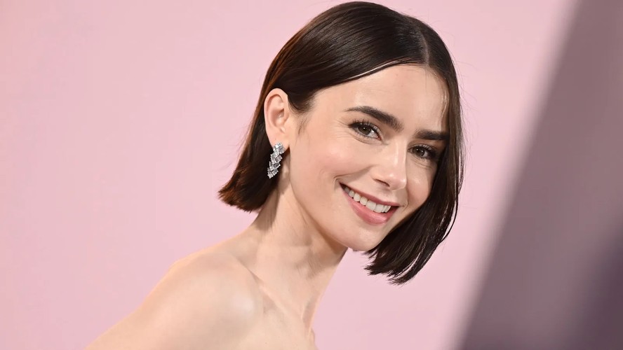 Lily Collins está de look novo e mostra como usar o bob francês de ...