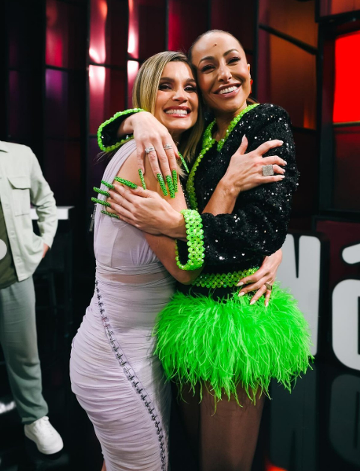 Vestido de Flávia Alessandra em novo programa de Sabrina Sato e Adnet ...