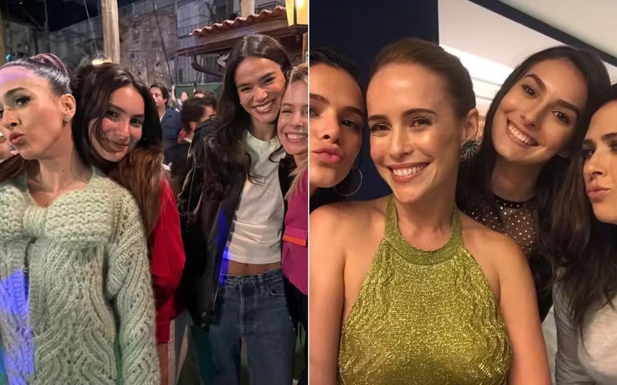 Bruna Marquezine e Tata Werneck recriam foto com elenco de 'Deus Salve ...