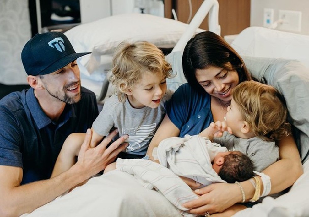 Michael Phelps anuncia nascimento do terceiro filho