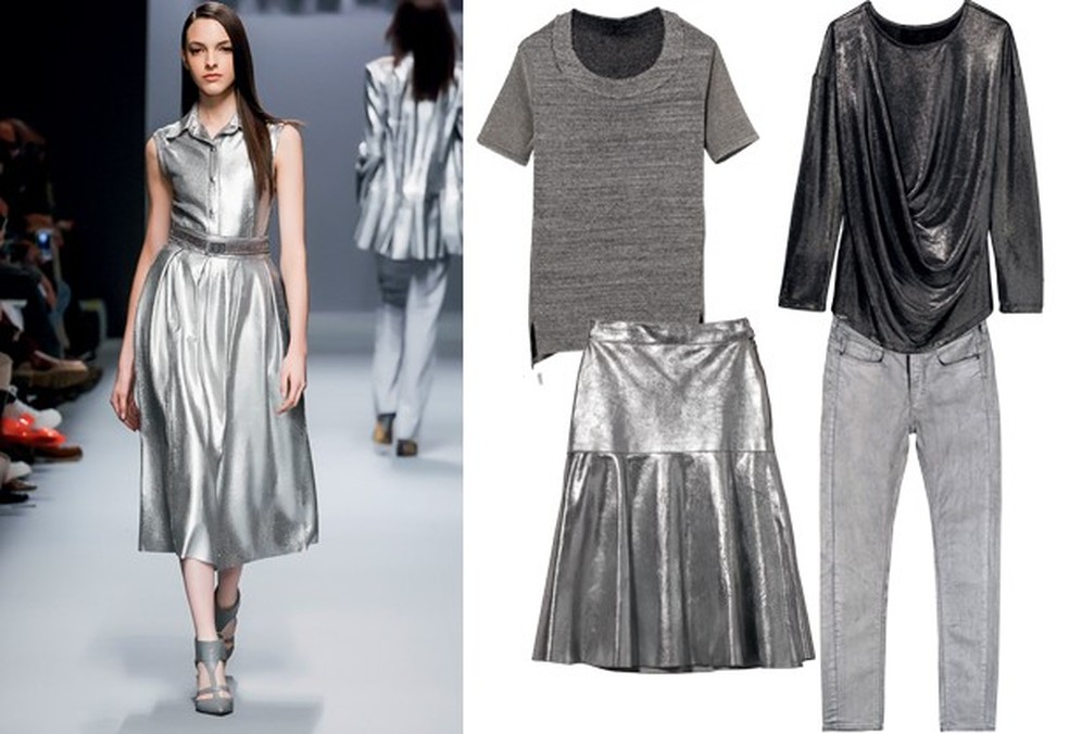 Dourado x prateado: aposte nos looks metálicos e arrase neste inverno