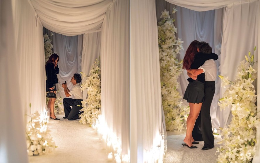 Camila Mendes mostra pedido de casamento de Rudy Mancuso: 'Noiva do meu ...