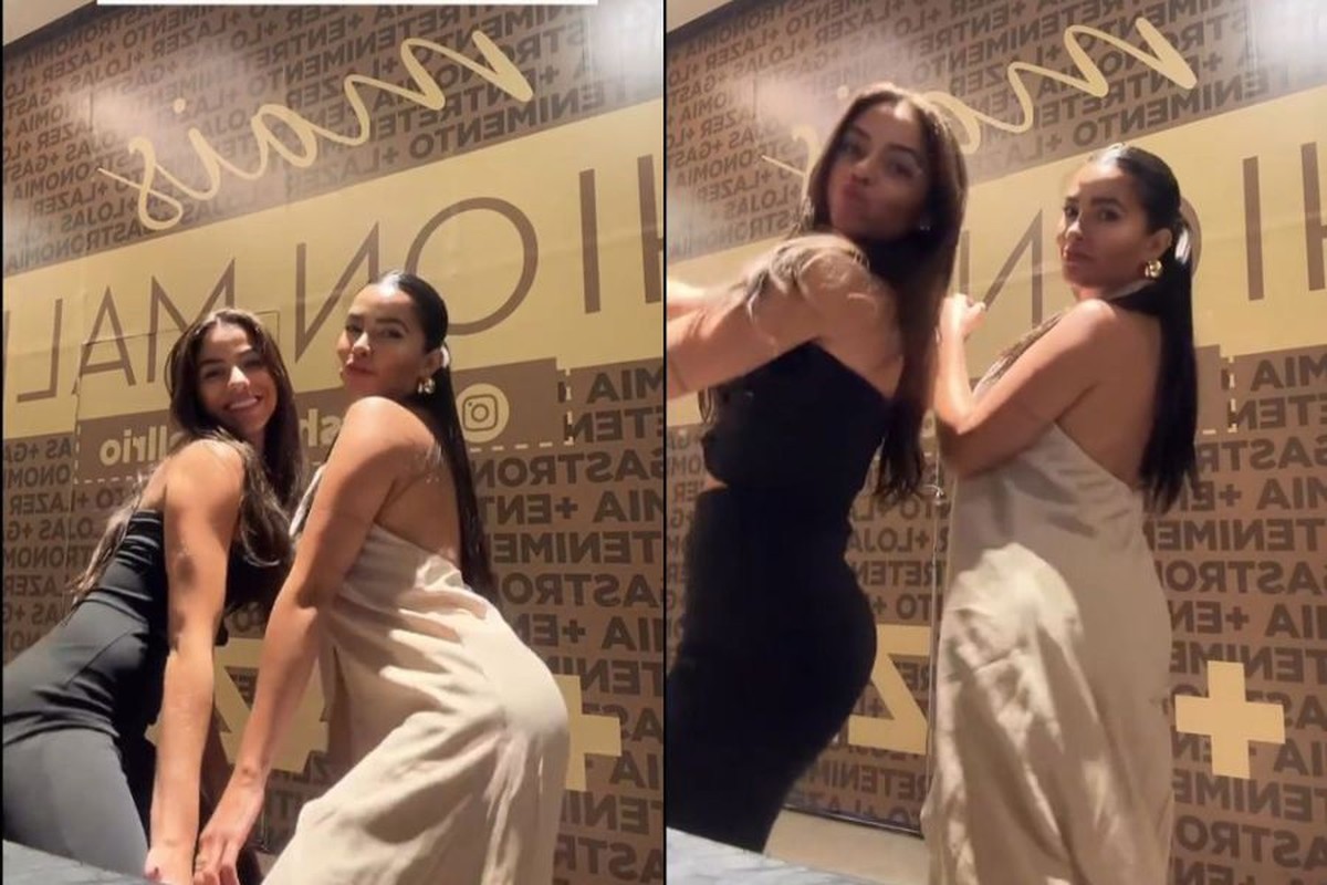 Key Alves faz dancinha com Dania Mendez: 'Aqui é Brasil'