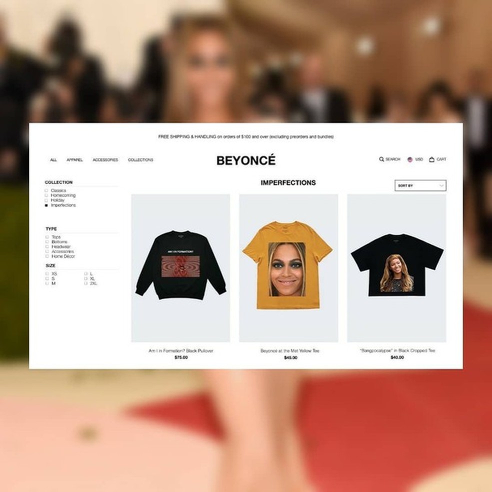 A partir dos seus memes, Beyoncé cria coleção de merchandising chamada ...