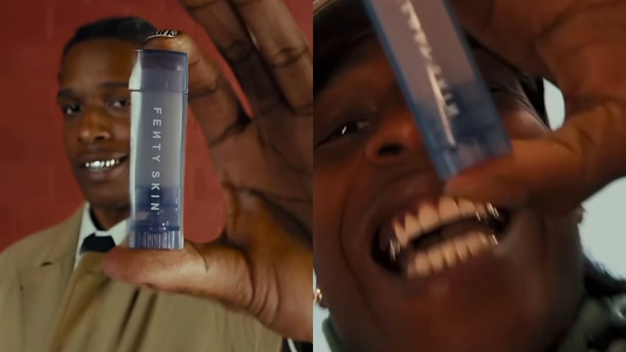 ASAP Rocky estrela campanha da Fenty Beauty, marca de beleza de Rihanna