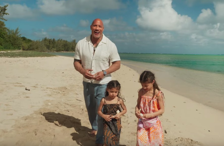 Disney e Dwayne Johnson, o The Rock, anunciam live-action de 'Moana'