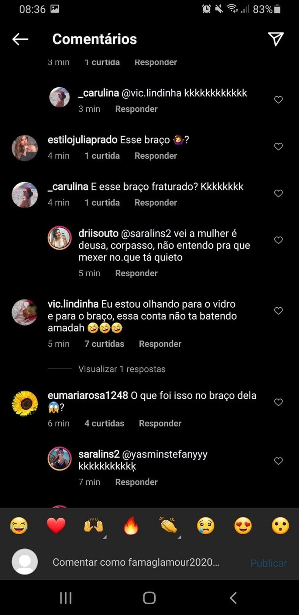 Seguidores apontam edição em foto de Fernanda D'avila