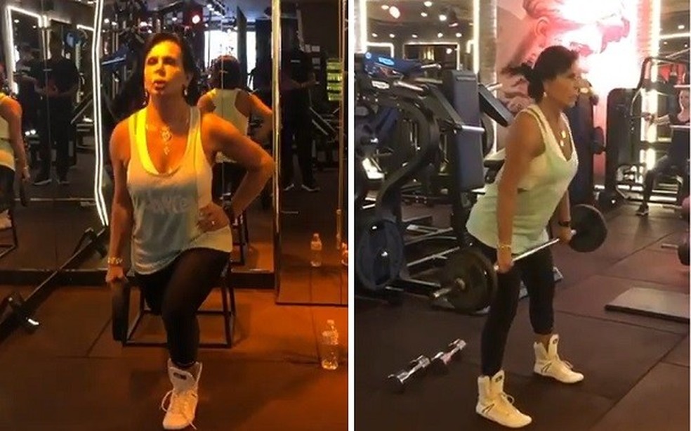 Gretchen começa quinta-feira malhando: 'Já estou pleníssima'