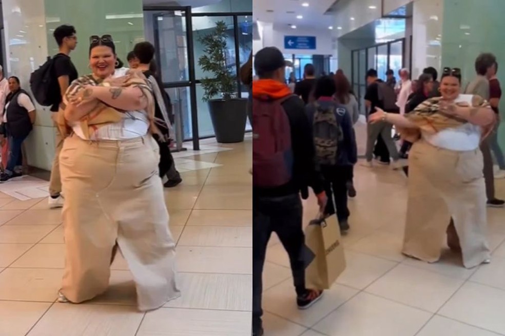 Thais Carla faz dancinha no meio de shopping no Chile; veja reações