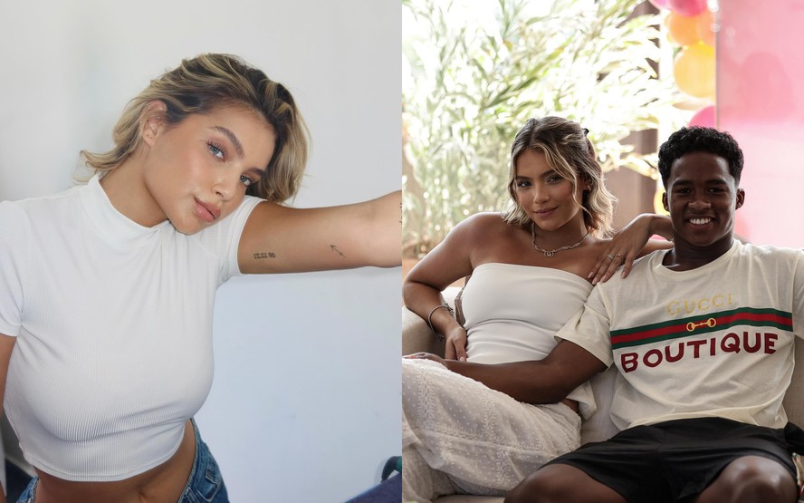 Gabriely Miranda ganha recado fofo do namorado Endrick em foto: 'Que isso'